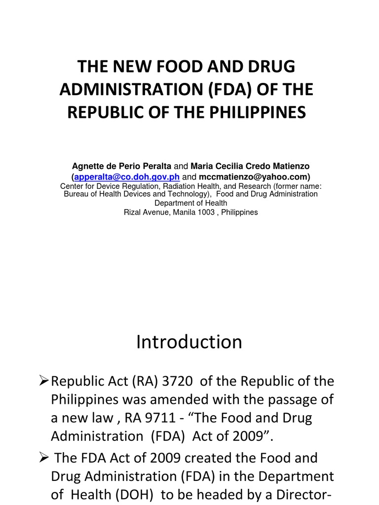 FDA Organizational Structure | PDF | Food And Drug Administration ...