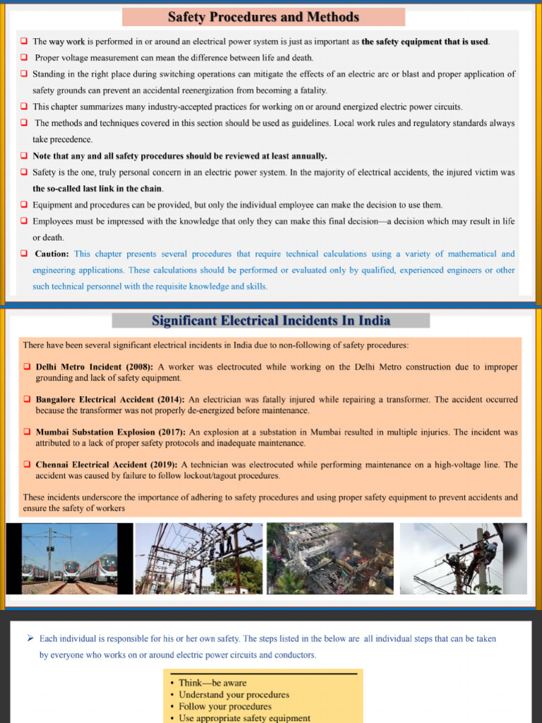 Electrical Safety - Chapter - 2 | PDF