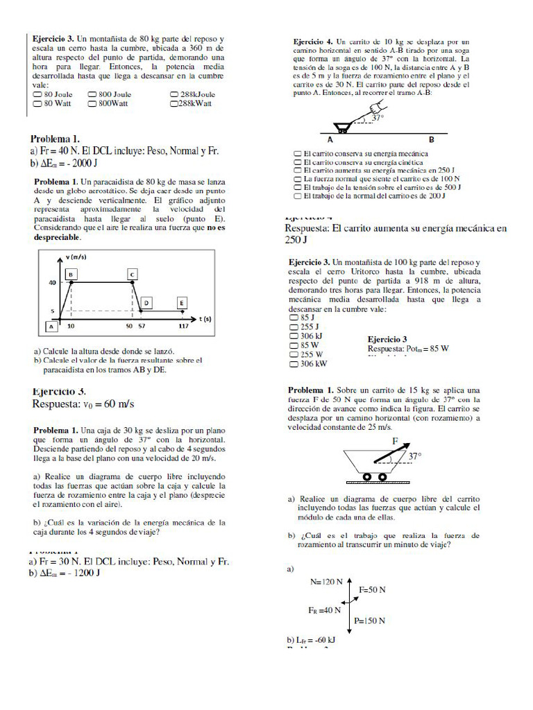 Energia Trabajo Potencia | PDF