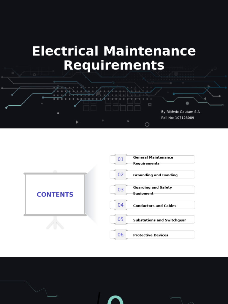 Maintanence Requirements For Specific Equipments and Locations | PDF ...