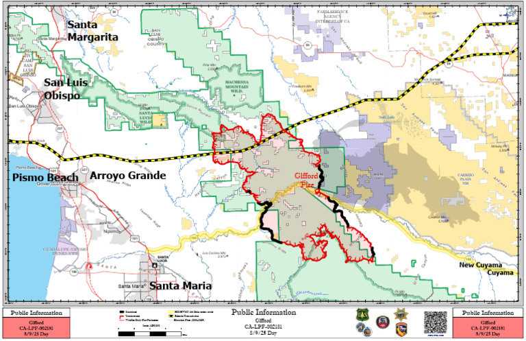 Gifford Fire Map and Update | PDF