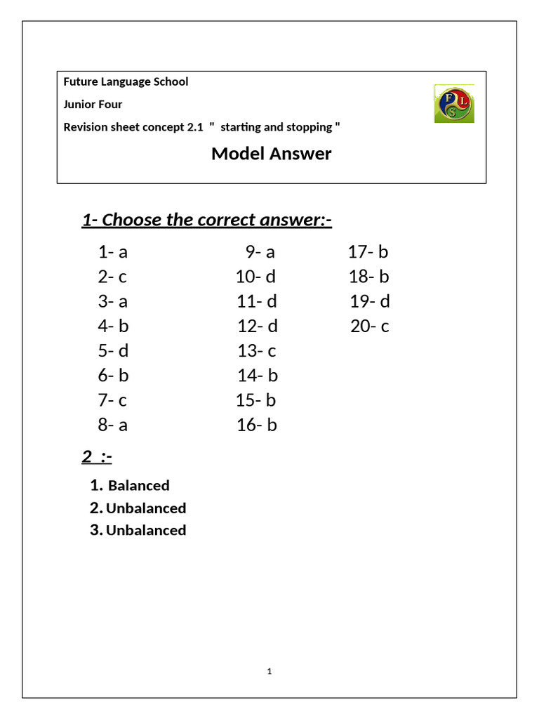 Concept 2.1 Model Answer Egyptian American Curriciulm | PDF