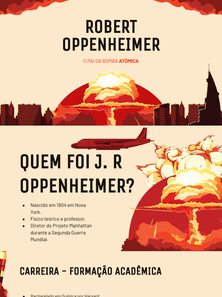 Oppenheimer: Vida e Legado Nuclear | PDF