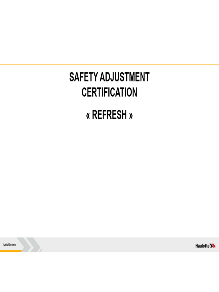 En Saf Mode988 Safety Adj Certification Refresh Ed04-21 | PDF | Equipment