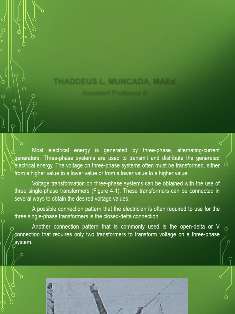 Single-Phase Transformers Delta | PDF | Transformer | Inductor