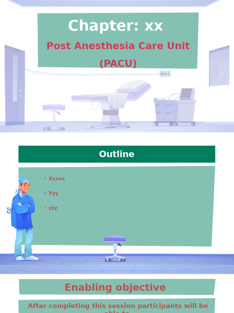 Overview of PACU Standards and Practices | PDF | Anesthesia | Medical ...
