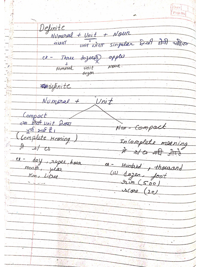 Definite and Indefinite | PDF