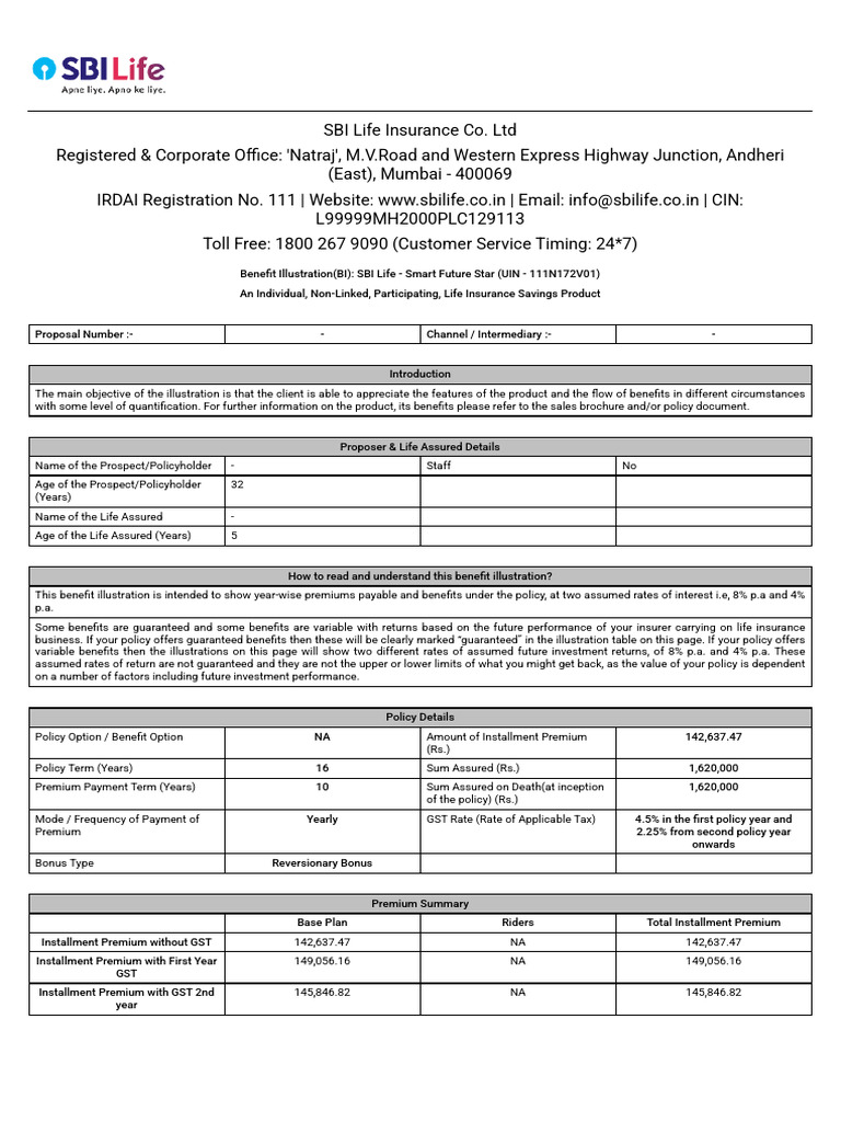 Sa3x08072025203934 250708 203935 | PDF | Insurance | Financial Risk