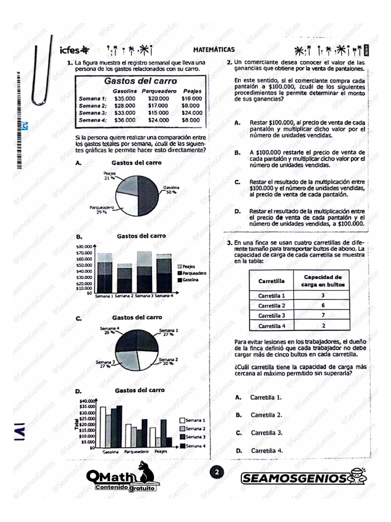 COMPILADO de La Prueba ICFES 2024 Calendario | PDF
