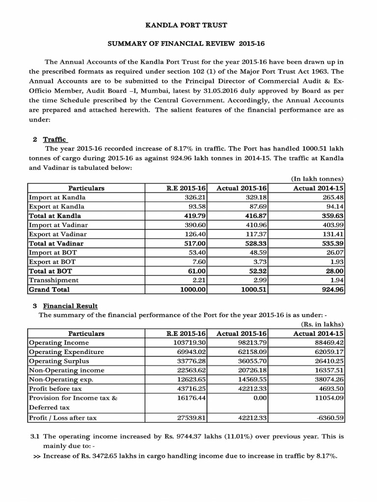 Annual Accounts 2015 16 | PDF | Expense | Debits And Credits