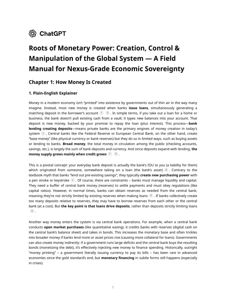 How Banks Create Money Through Loans | PDF | Banks | Money Creation