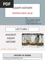 APSC Revision: Complete Assam History | PDF