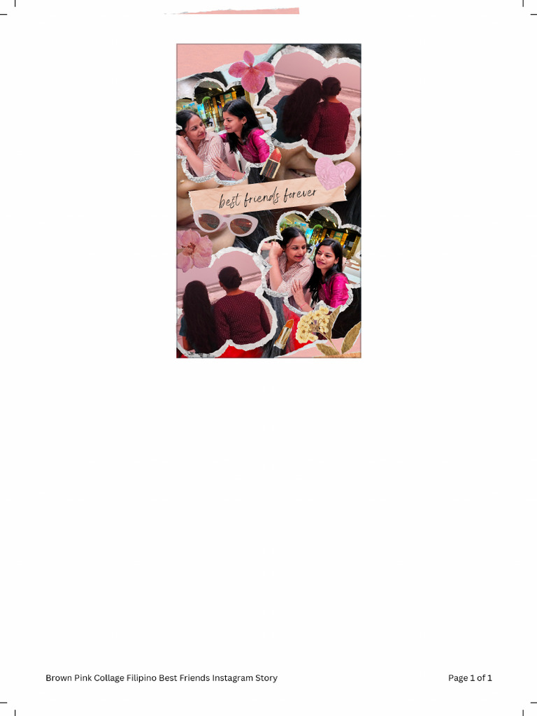 Brown Pink Collage Filipino Best Friends Instagram Story - 20250729 ...
