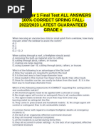 Firefighter 1 & 2 Exam Study Guide | PDF | Firefighter | Firefighting
