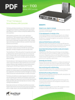 Data Sheet RUCKUS® SmartZone 144 (SZ144) - 0d - 0a | PDF | Wireless Lan | Computer Network