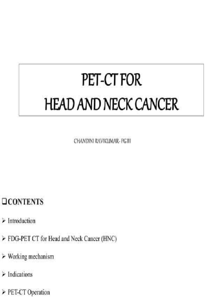 Pet Scan | PDF