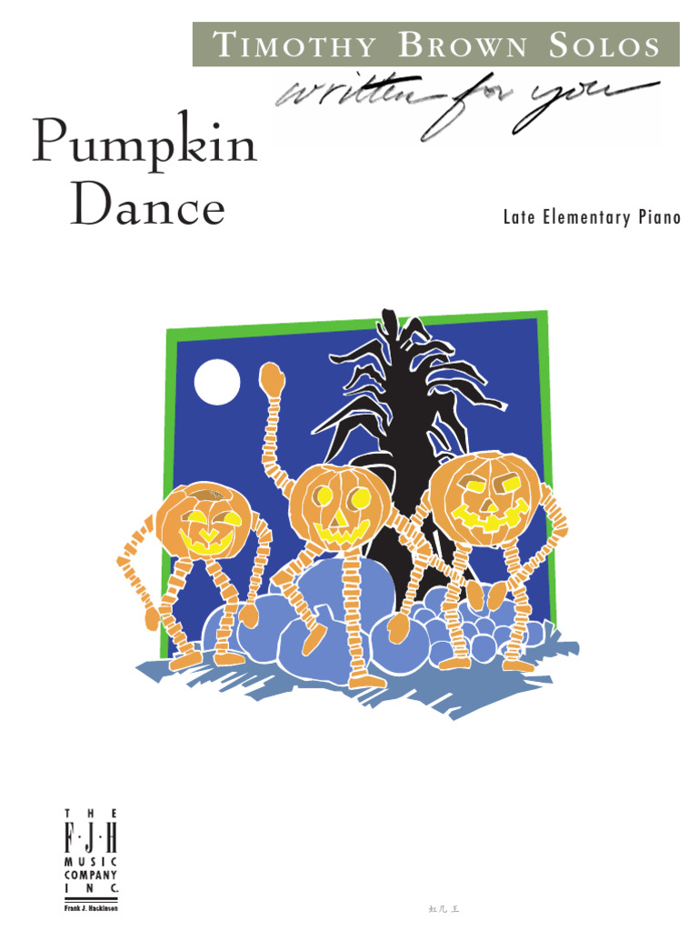 Pumpkin Dance - Timothy Brown | PDF