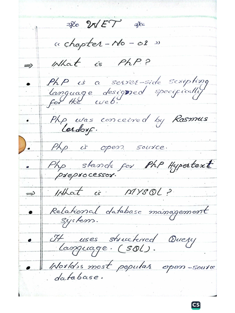 WET Notes | PDF