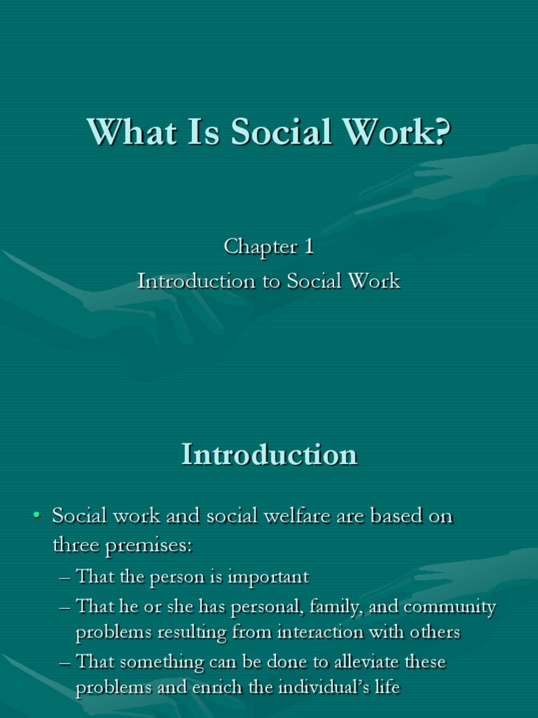 What Is Social Work | PDF | Social Work | Community