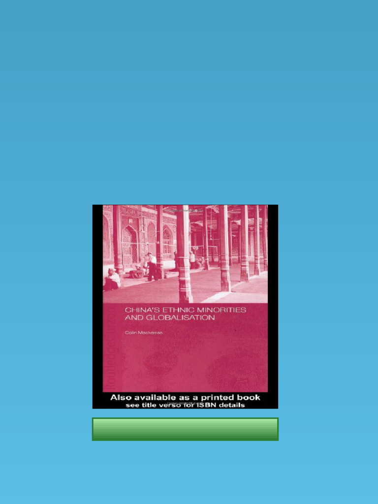 (Ebook) China's Ethnic Minorities and Globalisation by Colin Mackerras ...
