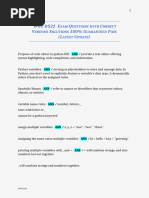 WGU D522 Python Exam Solutions Guide | PDF | Parameter (Computer ...