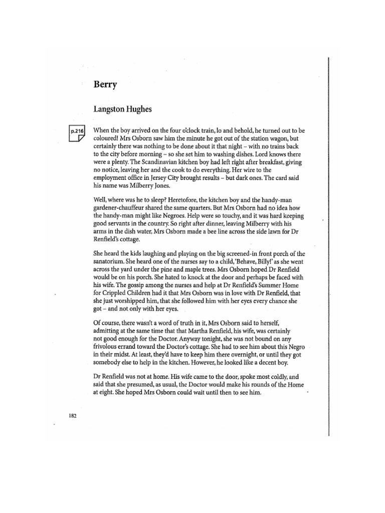 Berry World of Prose | PDF