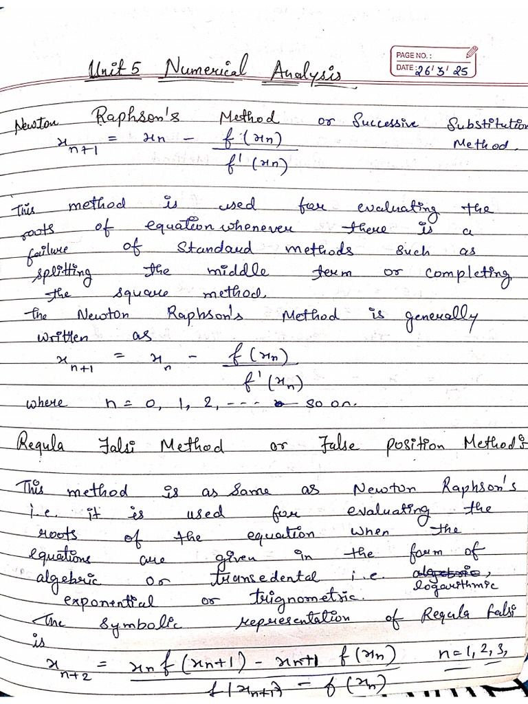 Numerical Analysis | PDF