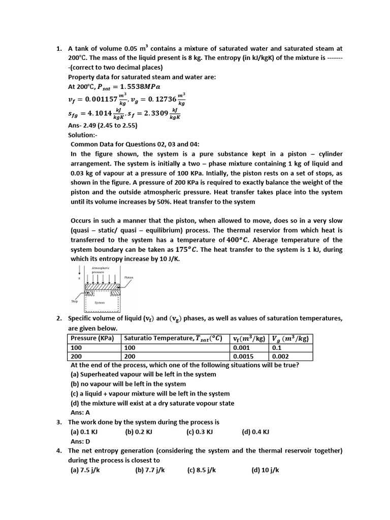 Steam Properties and Calculations Guide | PDF | Steam | Heat
