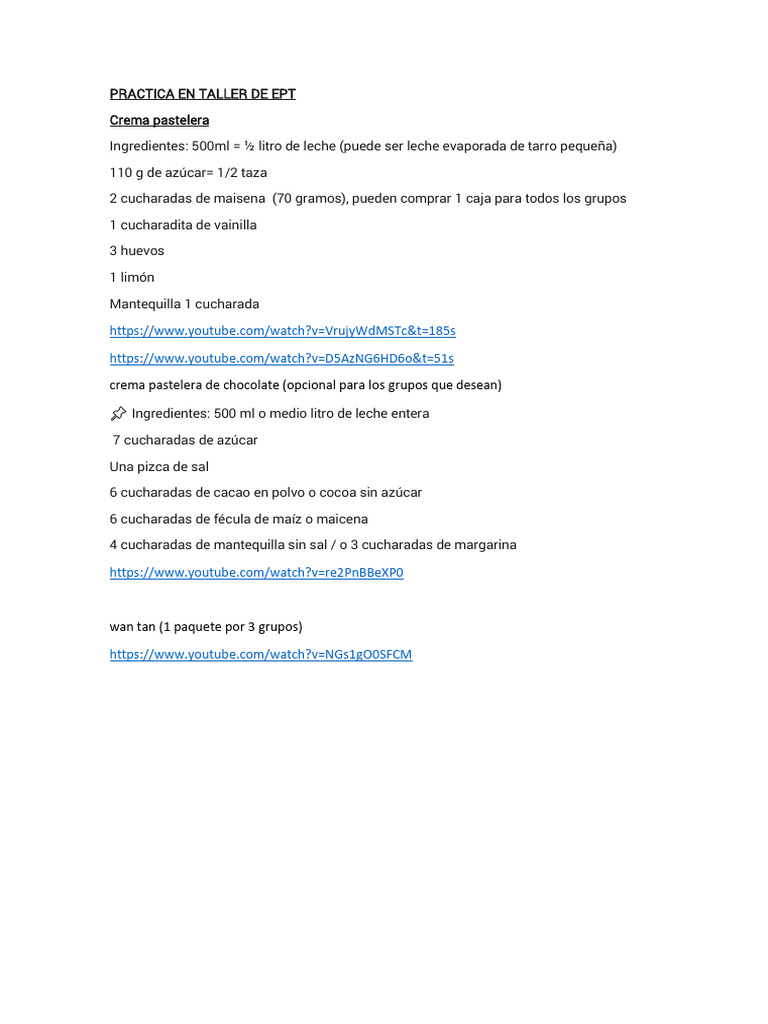 Practica en Taller de Ept 1 | PDF