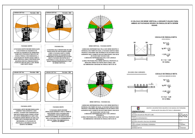 Estudo Solar e Brise Vertical em Fachadas | PDF | Estações