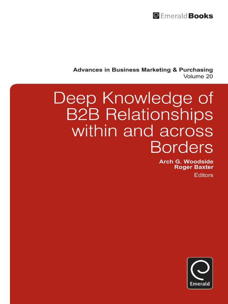OceanofPDF.com Deep Knowledge of B2B Relationships Within and Across Borders - Arch G Woodside ...