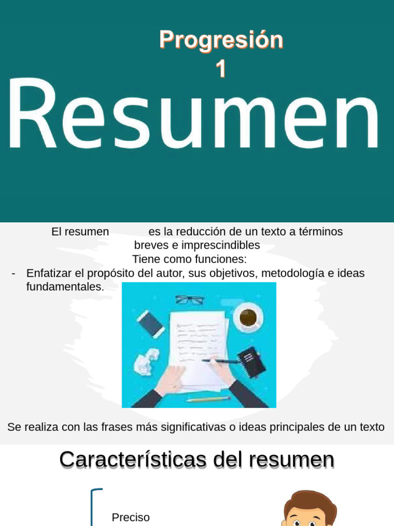 Diferencias entre resumen y relato simple | PDF | Comprensión lectora ...