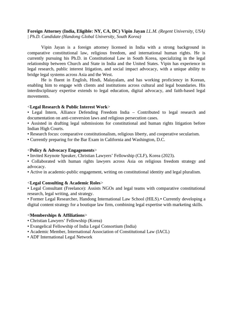 Foreign Attorney | PDF