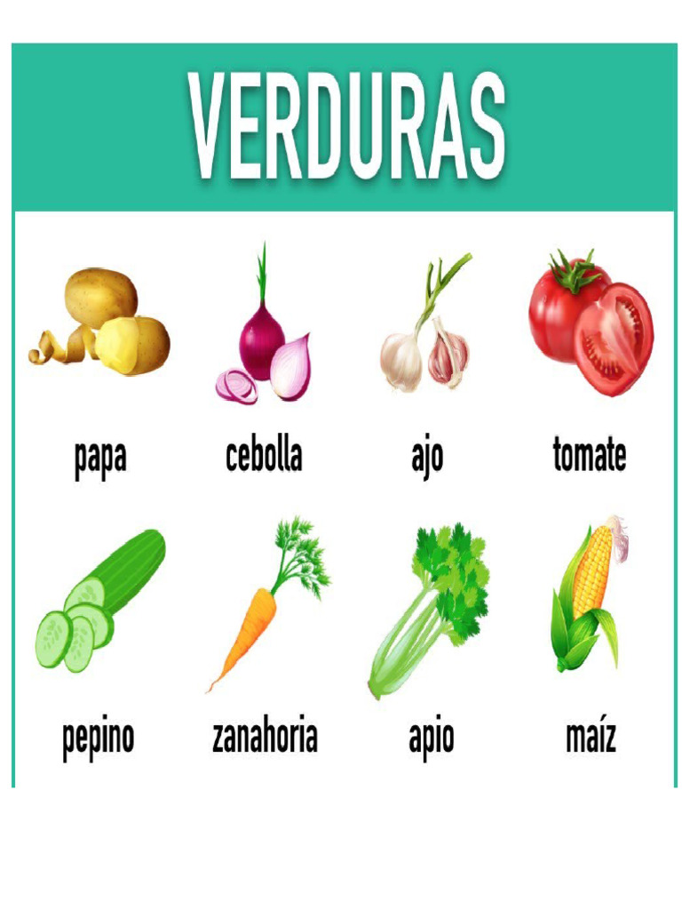 15 Verduras y 15 Frutas | PDF