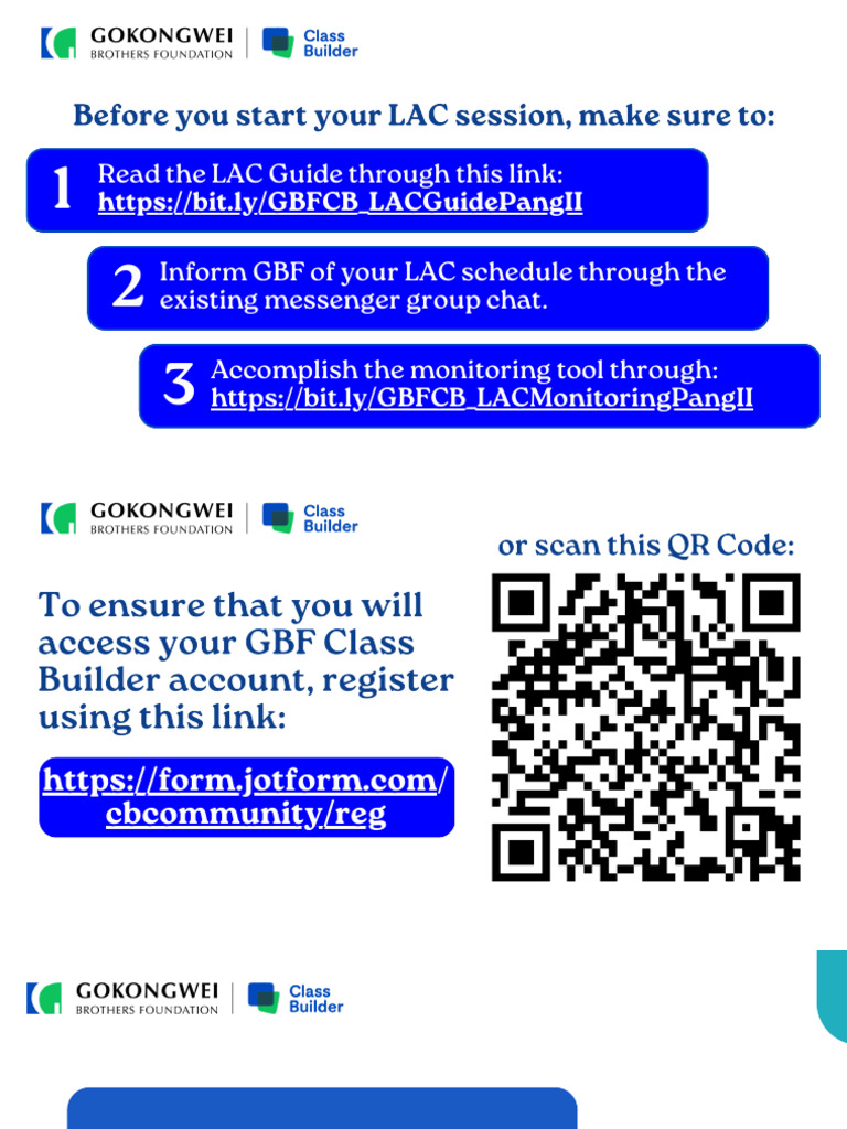 GBF Class Builder LAC Presentation - Pangasinan II | PDF | Teachers | Learning