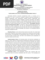 Sample FGD Minutes | PDF | Learning | Teachers