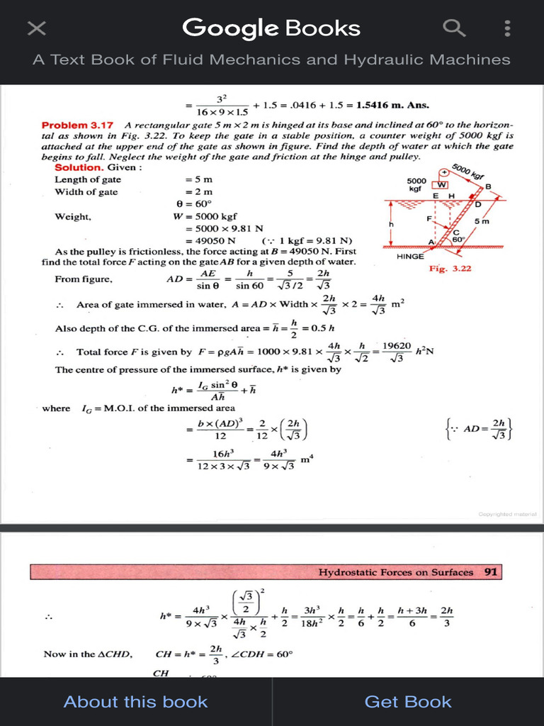 A Text Book of Fluid Mechanics and Hydraulic Machines - Bansal - Google ...