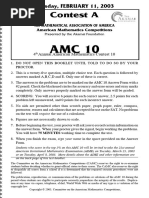 Amc8 2016 | PDF | Elementary Geometry | Number Theory