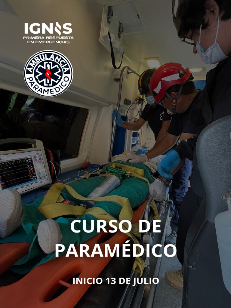 Curso Semipresencial de Paramédico | PDF | Reanimación cardiopulmonar ...