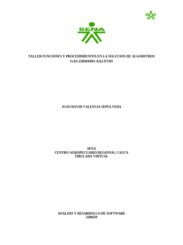 Ga3 220501093 Aa2 Ev03juan David Valencia | PDF