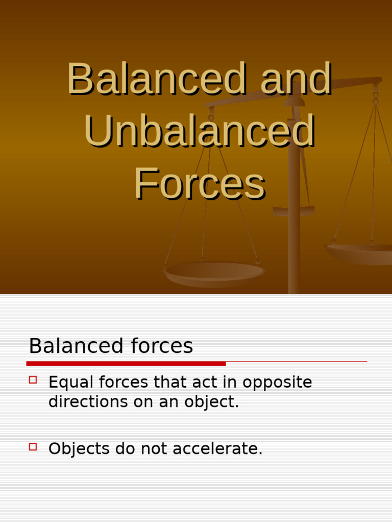 Throwing a Ball: Balanced vs Unbalanced Forces | PDF