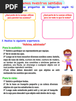 Sentido-del-Oido FICHA PARA IMPRIMIR | PDF