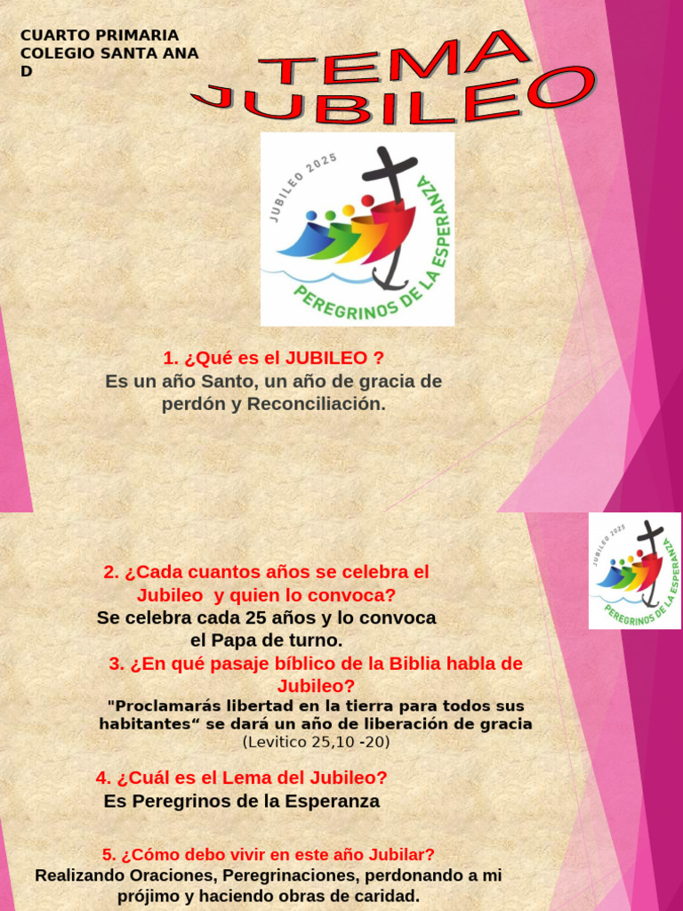 Jubileo 2025: Tema y Lema | PDF