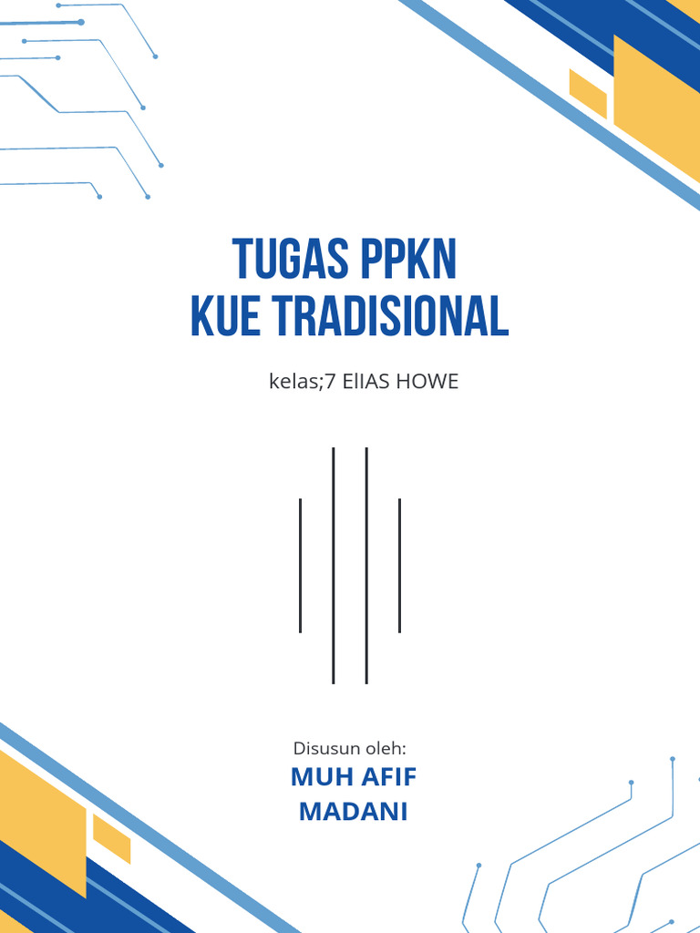 Biru Kuning Modern Sampul Modul Ajar Dokumen A4 | PDF