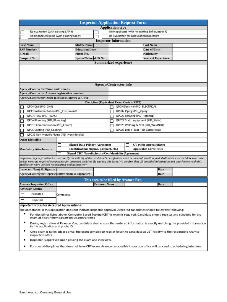 05 Pre-Qualification Application - PID | PDF