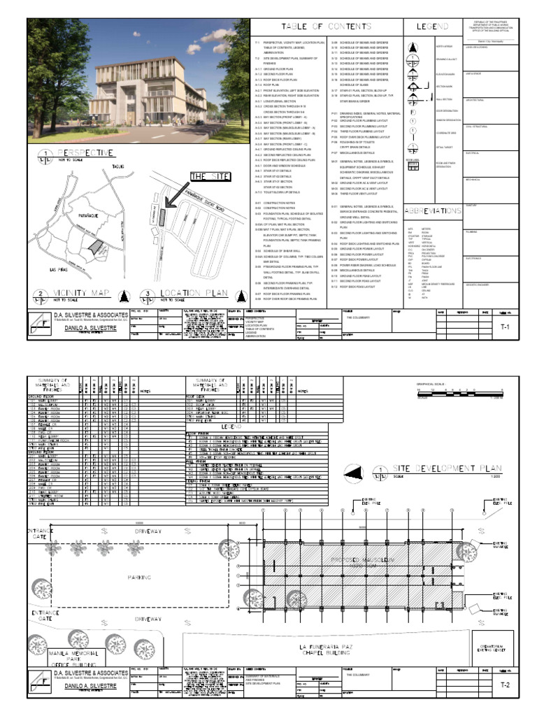 MMP Compiled Architectural Plans | PDF | Architectural Elements | Building