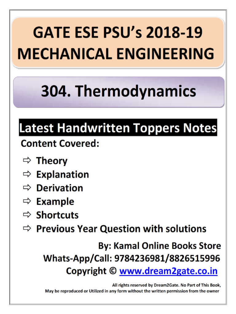 Thermo Notes | PDF