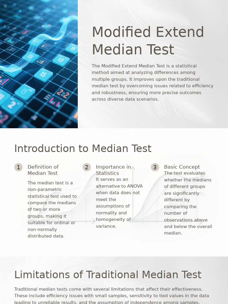 Enhanced Modified Median Test Guide | PDF | Median | Robust Statistics