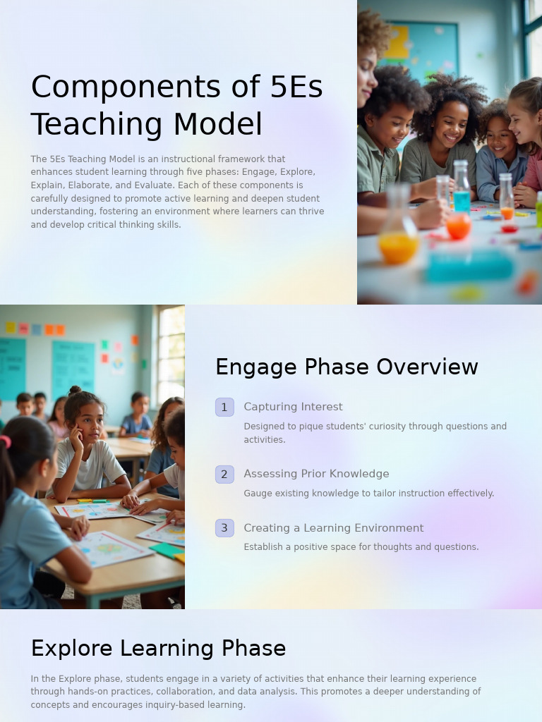 Understanding the 5Es Teaching Model | PDF | Learning | Education Theory