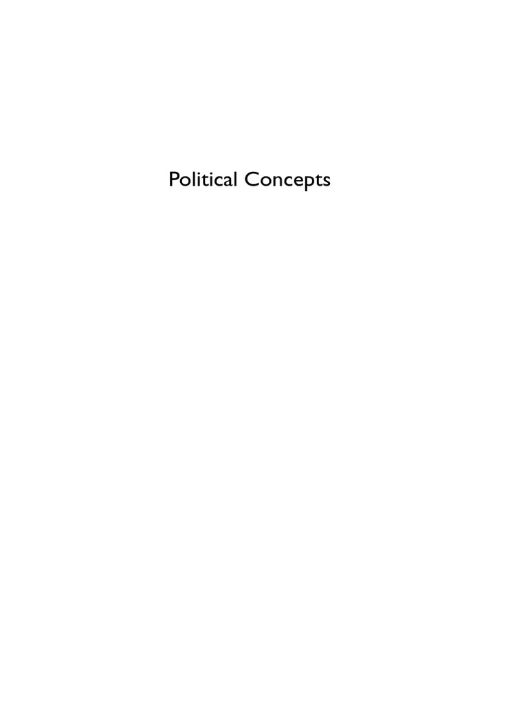 Analyzing Political Concepts in Society | PDF | Concept | Reality